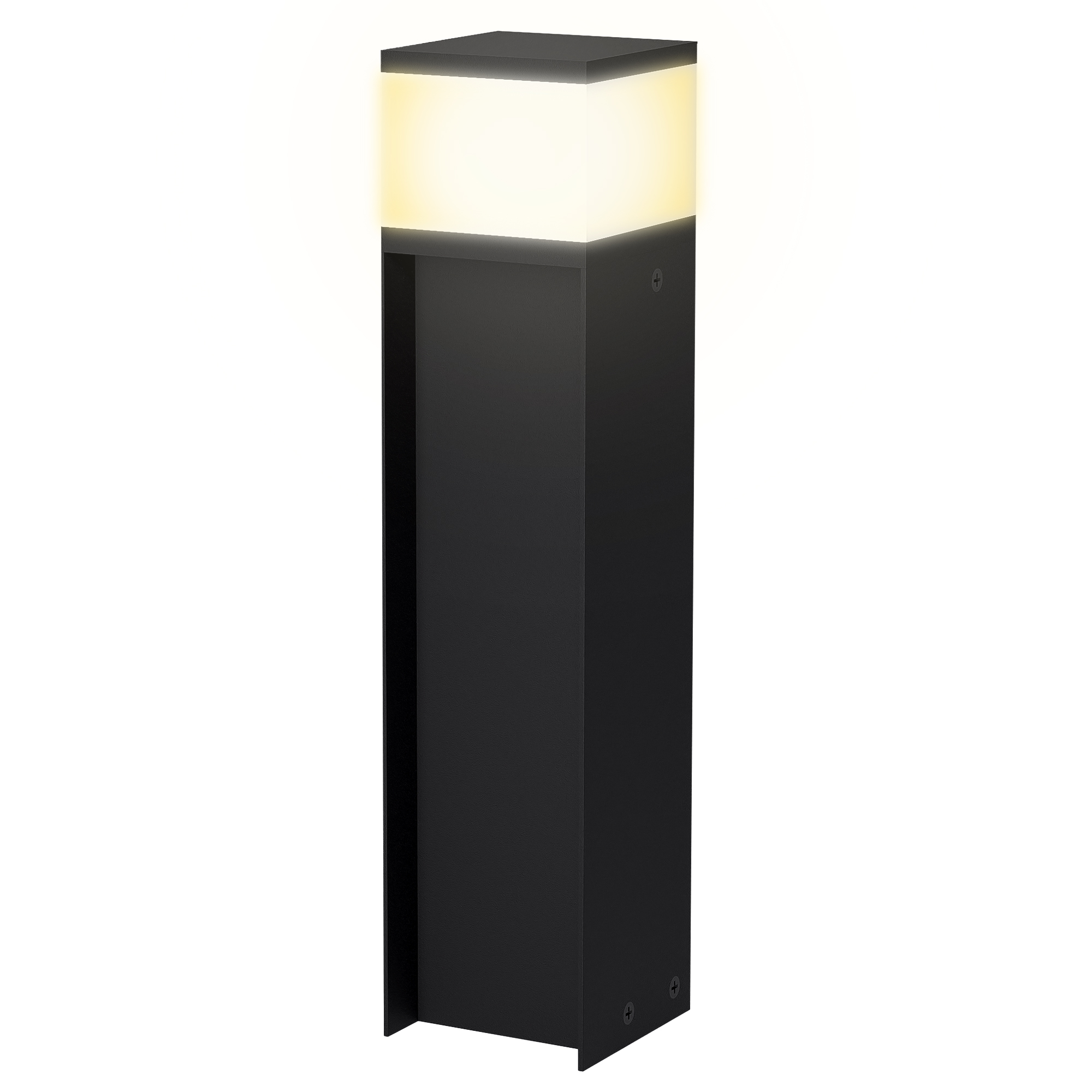 Lichtsäule Wegeleuchte ZAVO schwarz IP44 inkl. LED G9 Leuchtmittel 3W ...