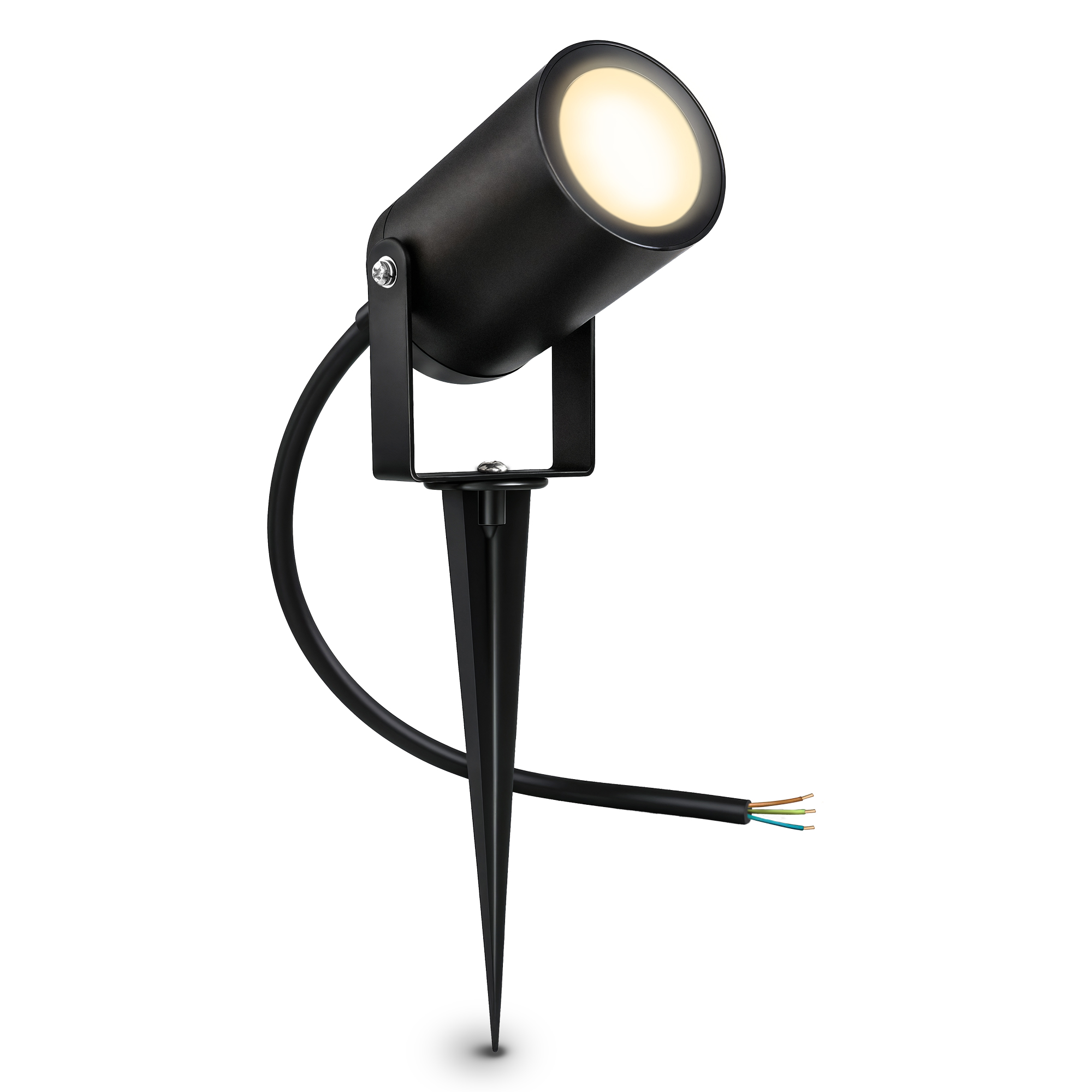 KALOA Gartenlampe mit Erdspieß IP44 inkl. LumiFLEX LED GU10 Licht 6W ...